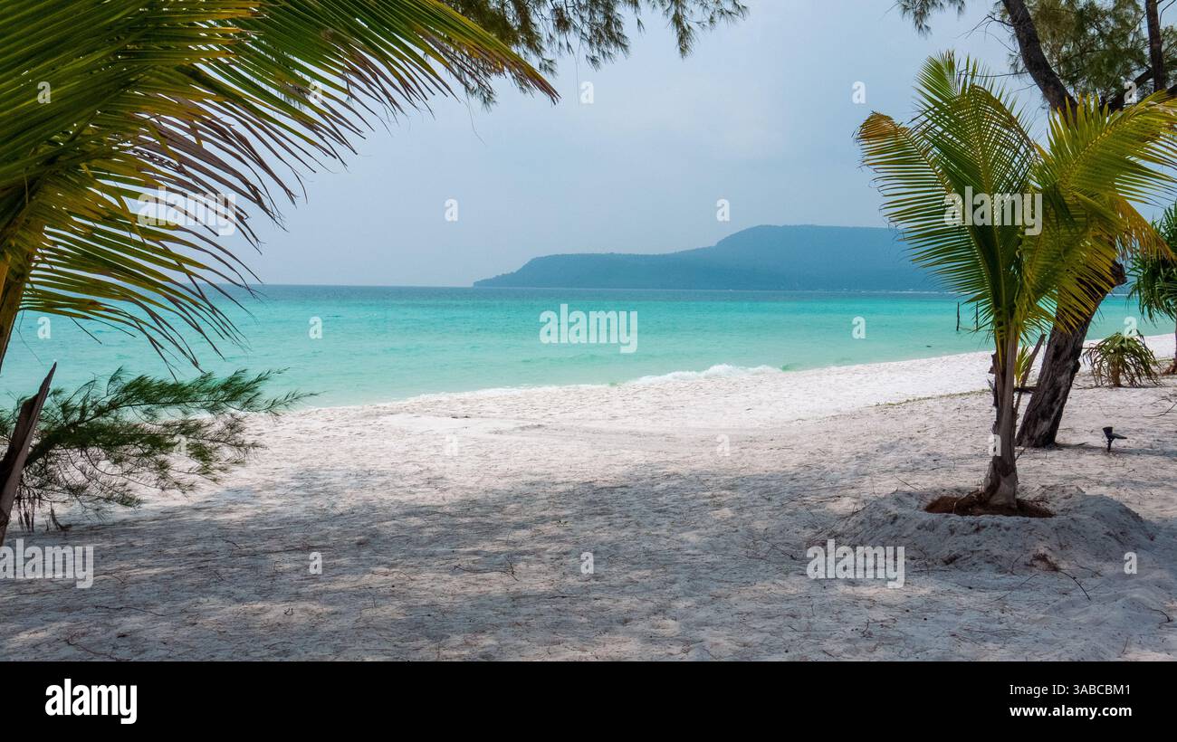 Koh Rong ISland. Cambodia. 04.01.2025. Beach of Koh Rong island in ...