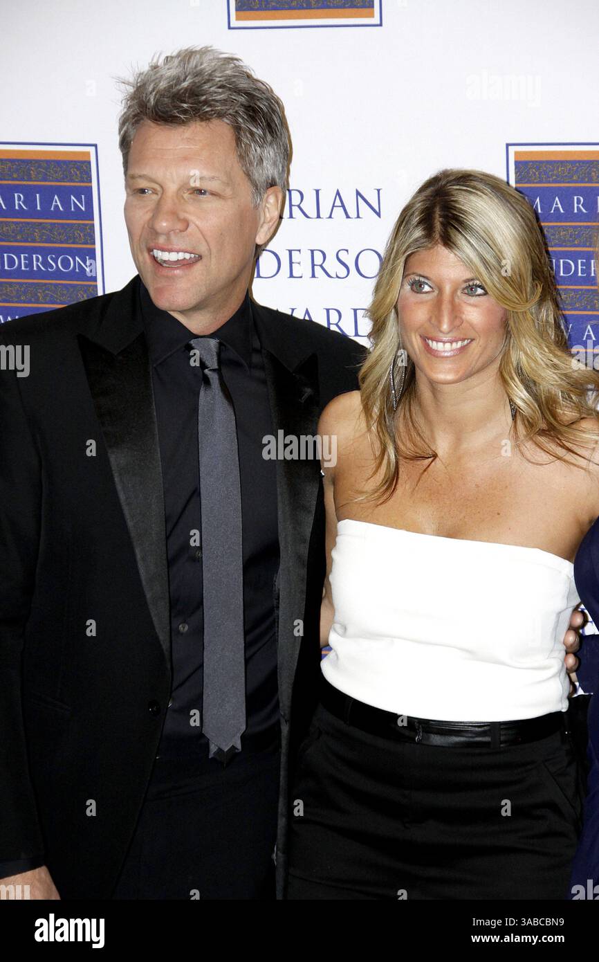 Jon Bon Jovi and Nina C. Tinari at The 2014 Marian Anderson Award Gala ...