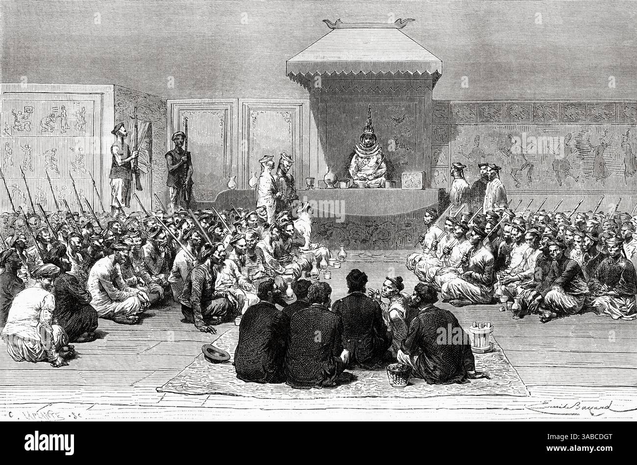 Receipt by the Commission by the King of Xieng Thong, Indochina ...