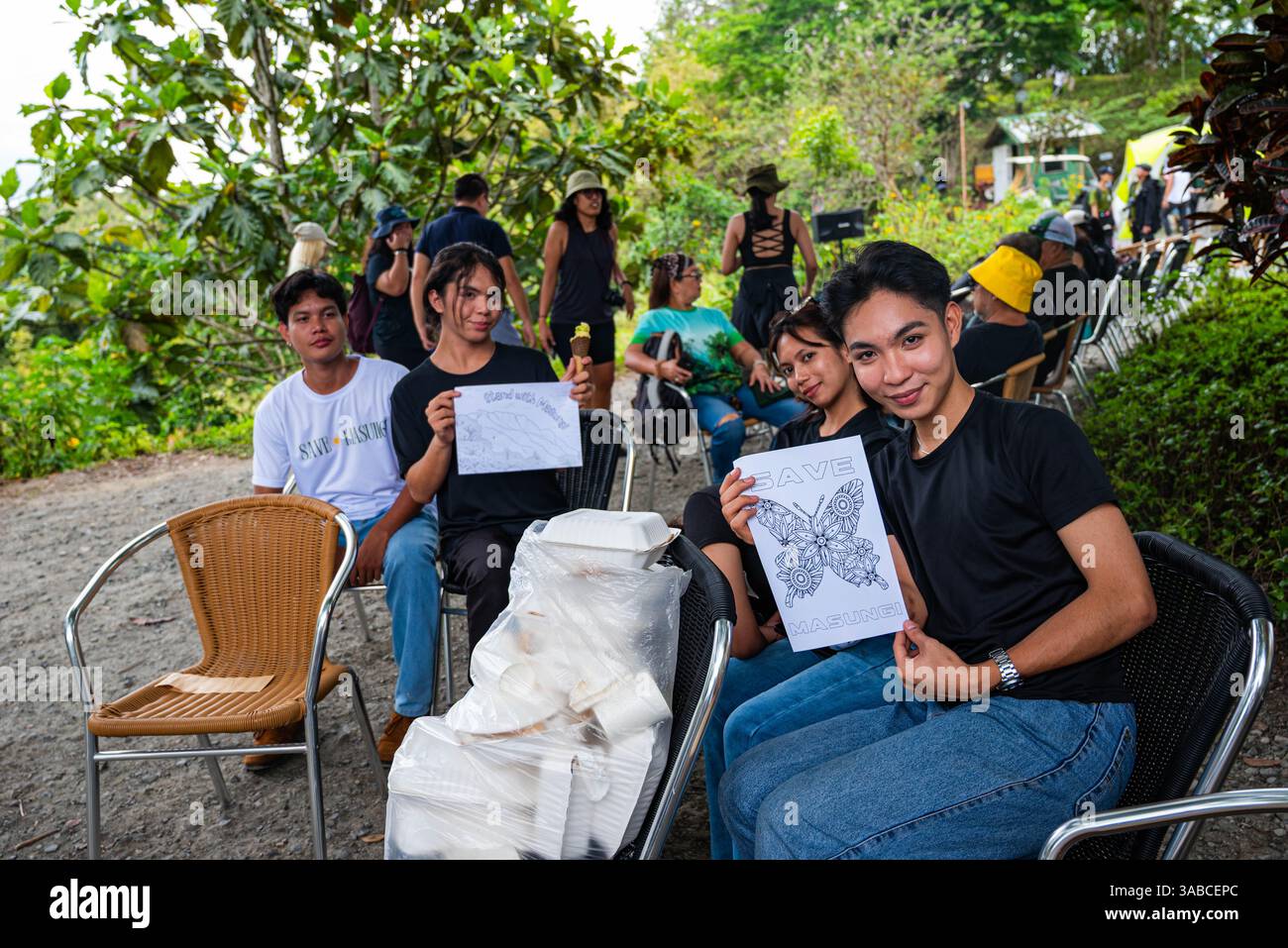 April 1, 2025, Quezon City, Quezon, Philippines: Participants make ...