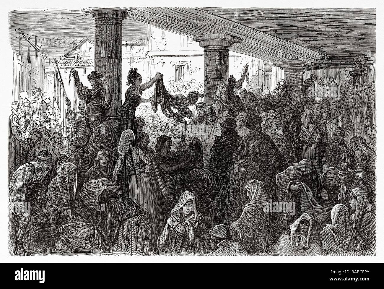 Crowd city europe Cut Out Stock Images & Pictures - Alamy