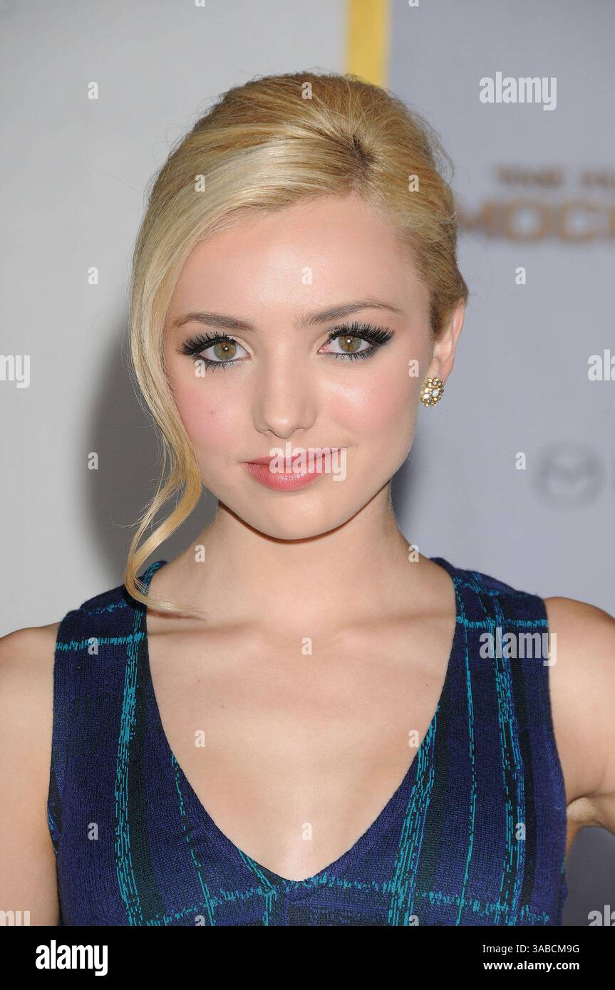 Peyton List at The Hunger Games 'Mockingjay Part 1 Premiere at the Nokia Theater, Los Angeles ...
