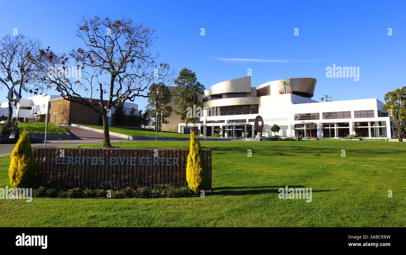 Cerritos, California: Cerritos Civic Center Plaza, Cerritos, Los ...