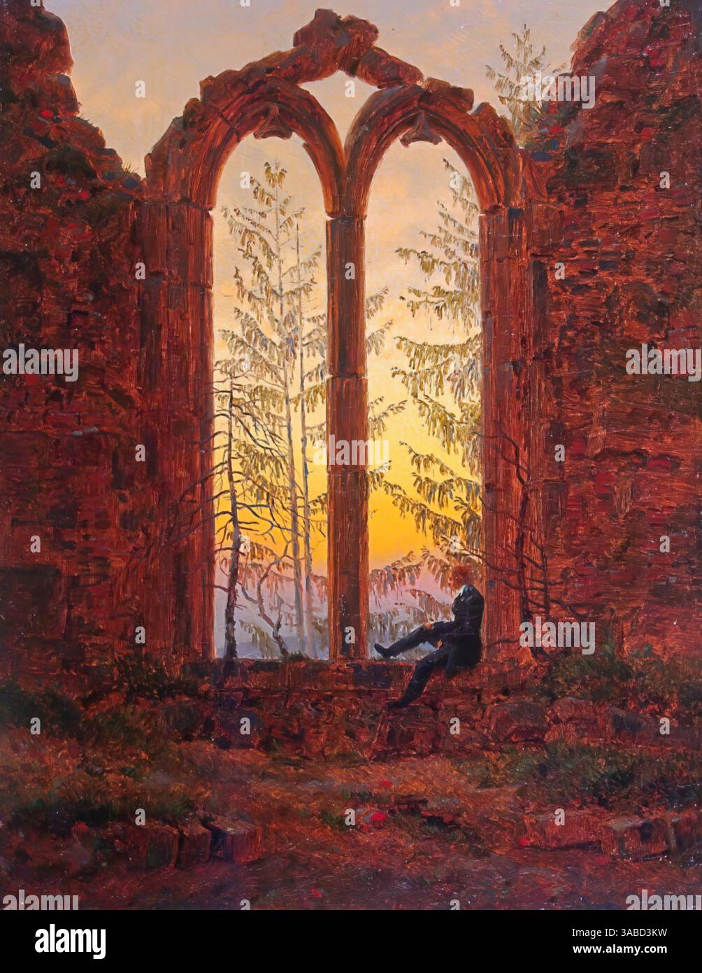 The Dreamer, 1835 (painting) Friedrich, Caspar David (1774-1840) German ...