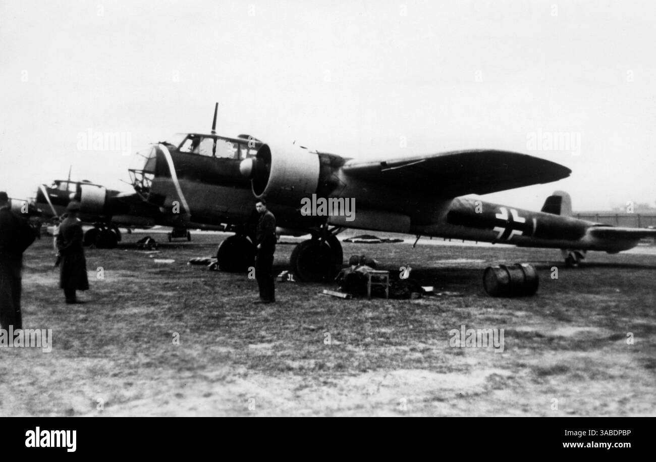 German Dornier Do 17 before a mission against Belgrade. Photo: Wheels ...