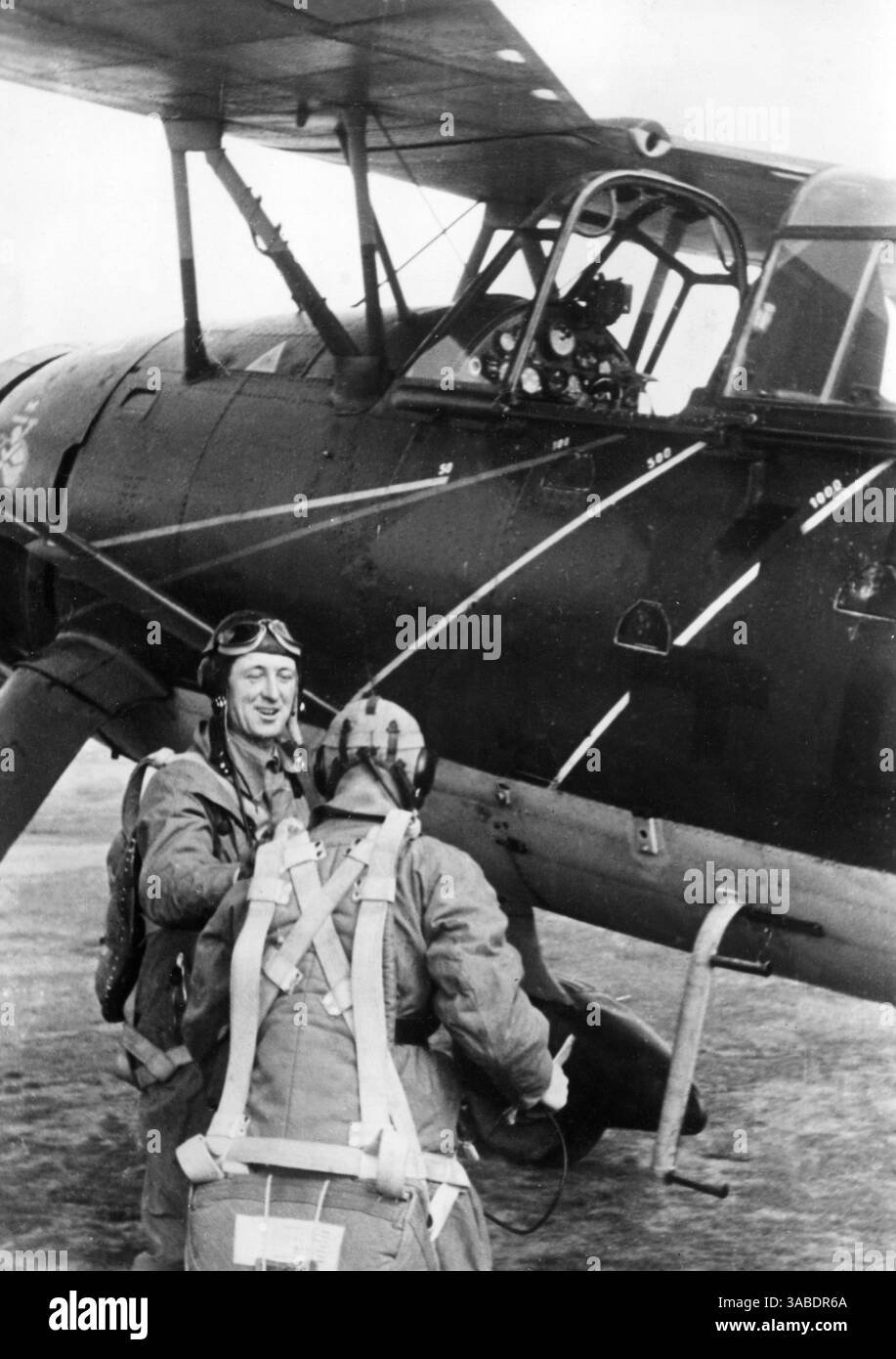 Henschel Hs 126 reconnaissance aircraft of 3rd Squadron Reconnaissance ...