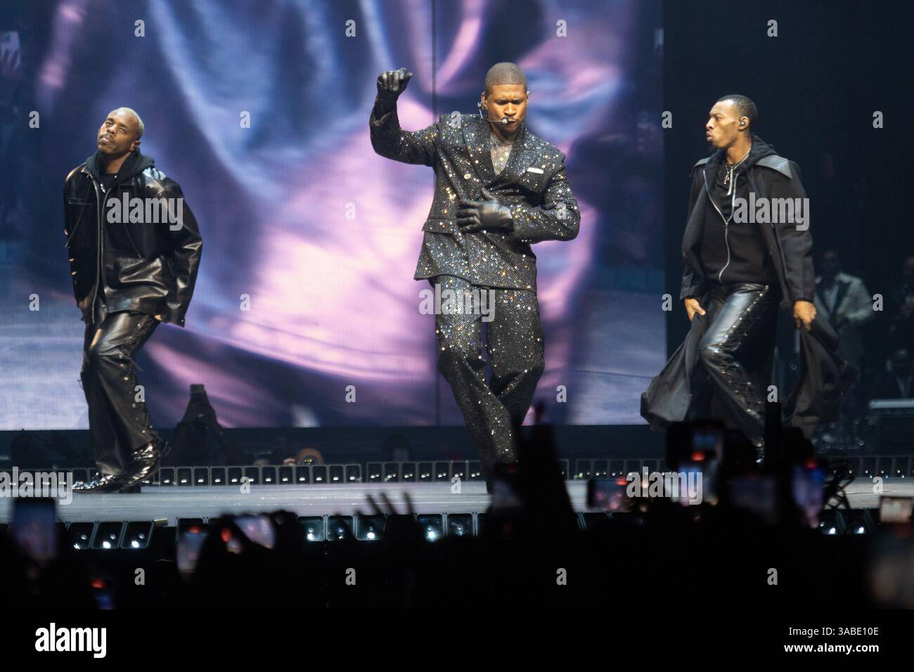London, UK. 01 Apr 2025. American singer-songwriter Usher (born Usher ...