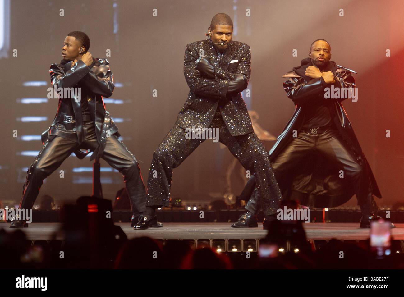 London, UK. 01 Apr 2025. American singer-songwriter Usher (born Usher ...