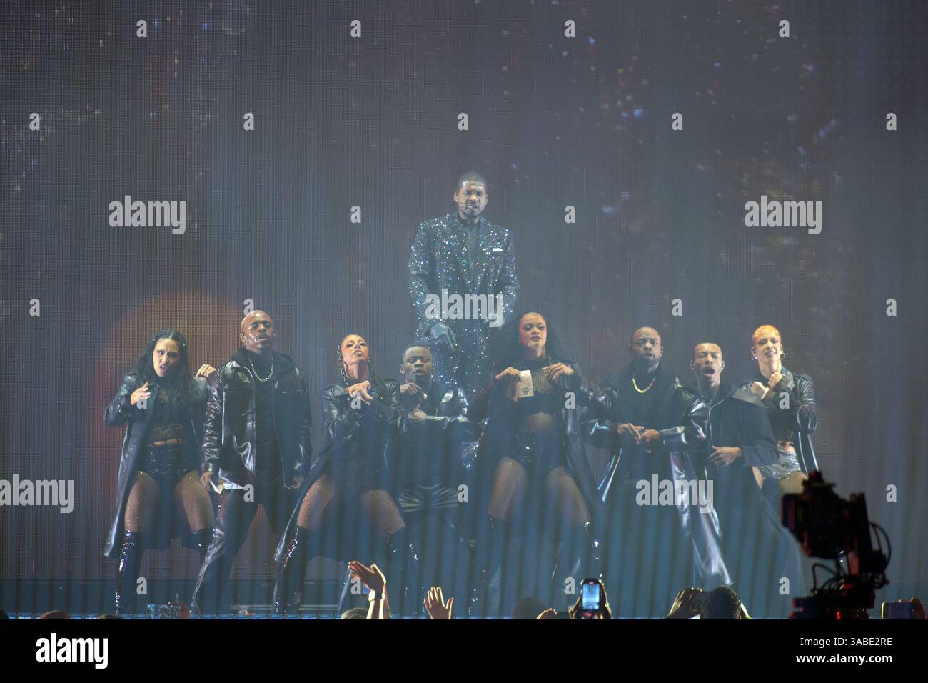 London, UK. 01 Apr 2025. American singer-songwriter Usher (born Usher ...