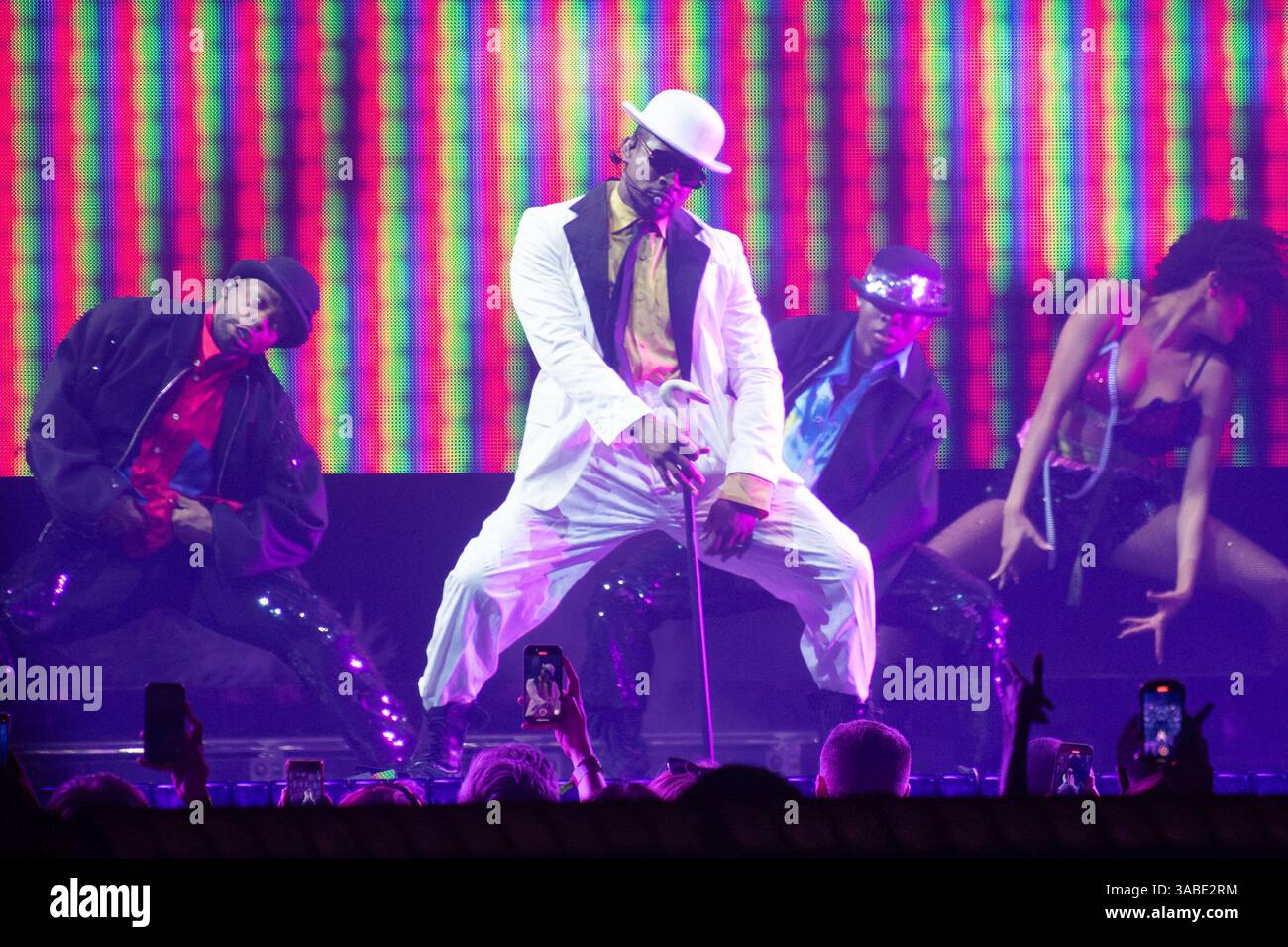 London, UK. 01 Apr 2025. American singer-songwriter Usher (born Usher ...