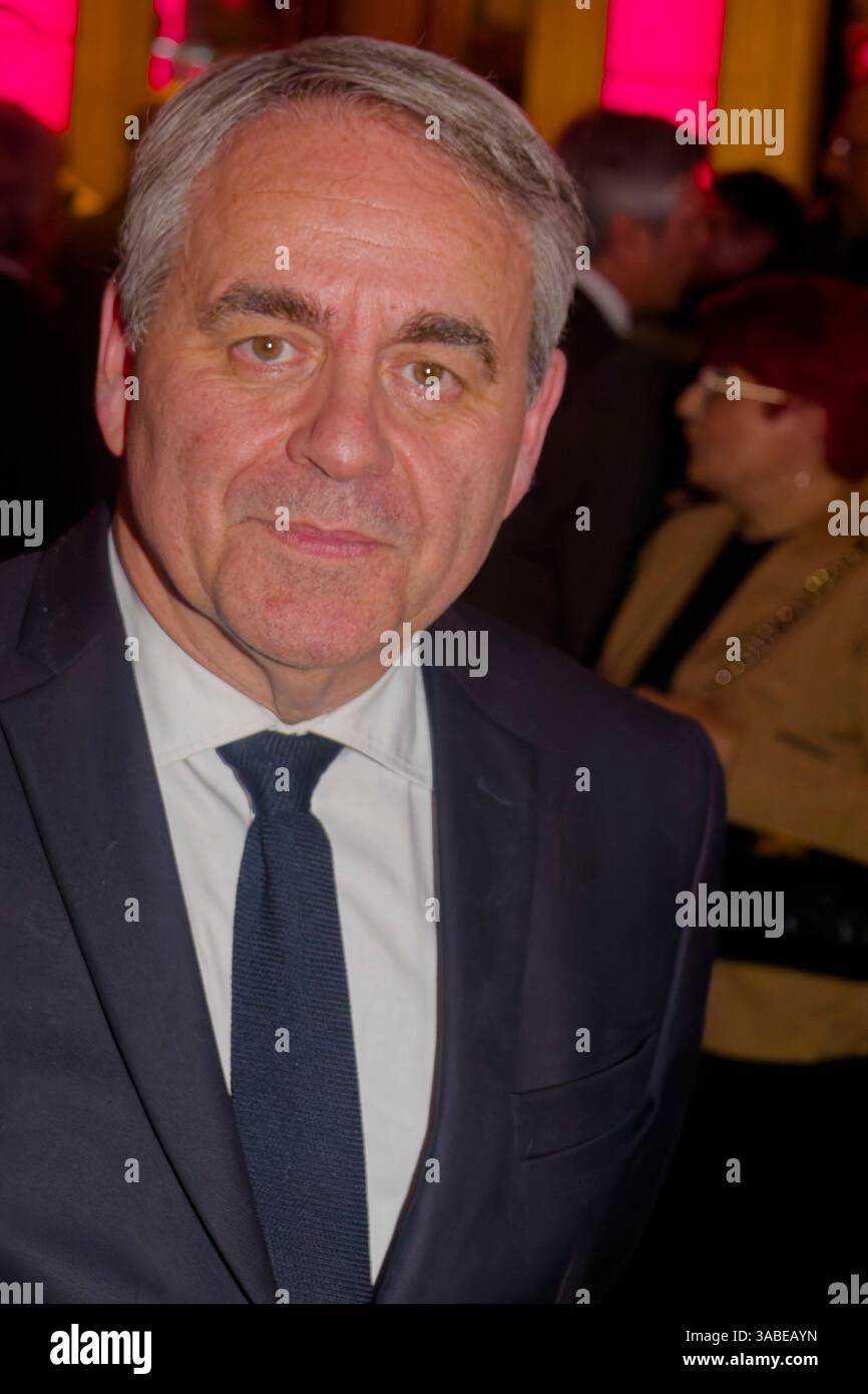 Paris, France. 06th Mar, 2025. Xavier Bertrand attends Iftar de la Paix ...