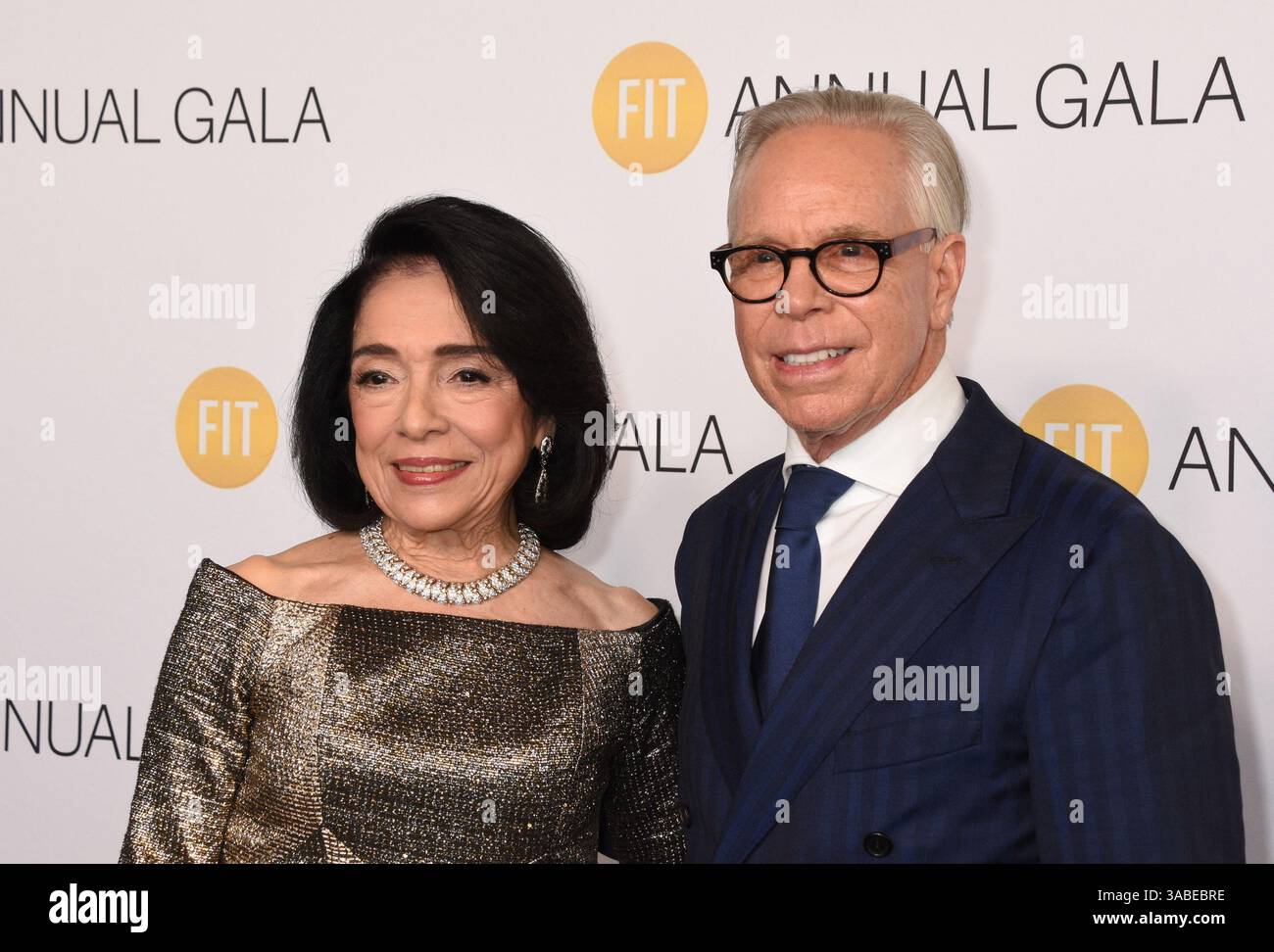 New York, NY, USA. 1st Apr, 2025. Dr. Joyce F. Brown and Tommy Hilfiger at the 2025 FIT Annual ...