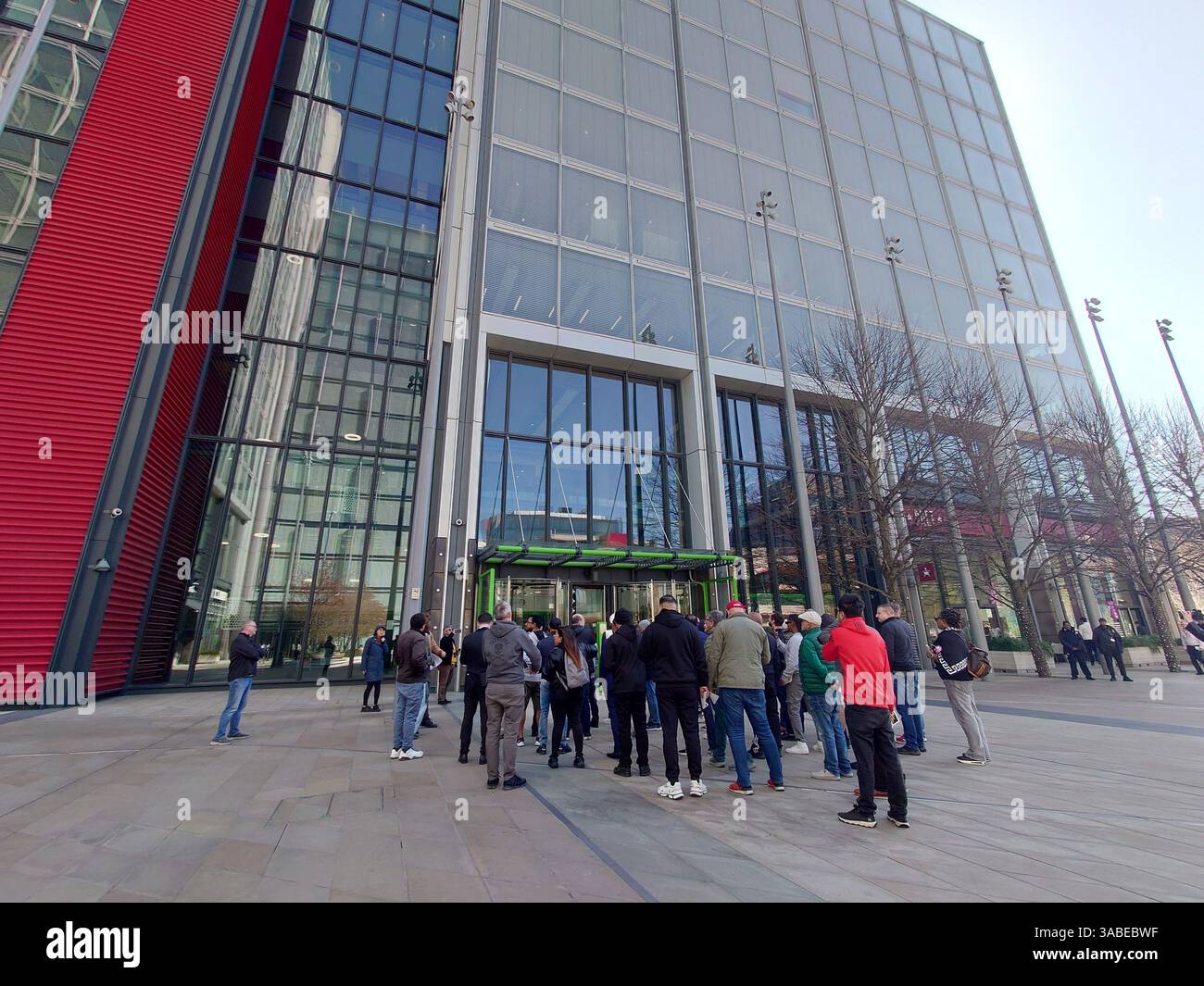 London, UK. 2nd, April, 2025. Protestors including members of IWGB ...