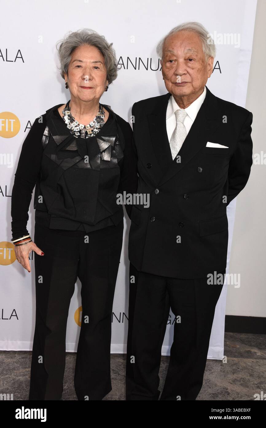 New York, NY, USA. 1st Apr, 2025. Yoko Ohara and Yoshi Ohara at the 2025 FIT Annual Gala ...