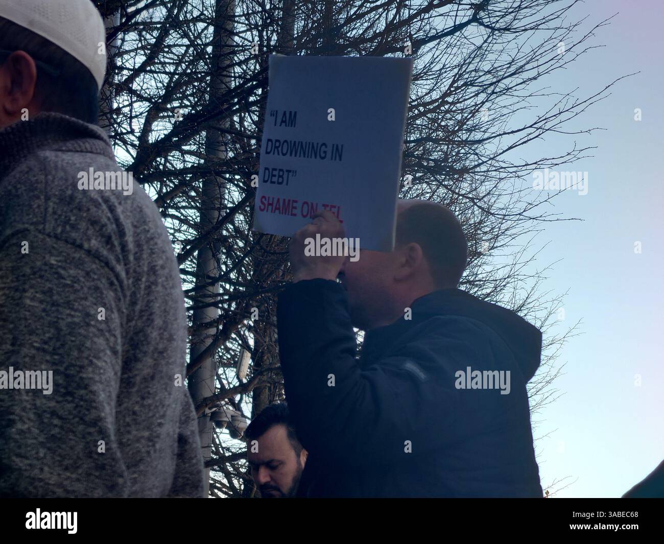London, UK. 2nd, April, 2025. Protestors including members of IWGB ...