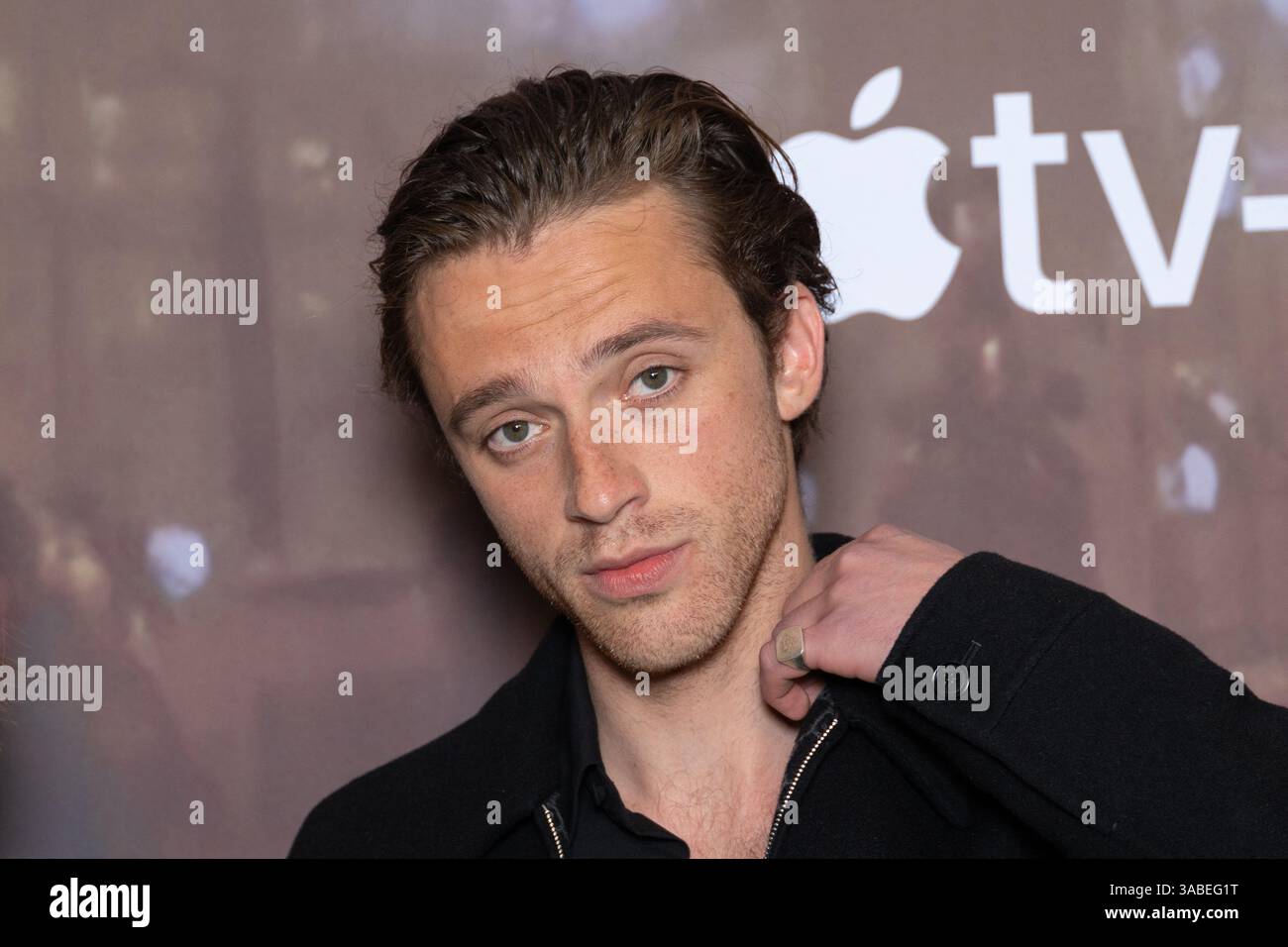 Paris, France. 02nd Apr, 2025. Benjamin Voisin attends 'Careme' APPLE ...