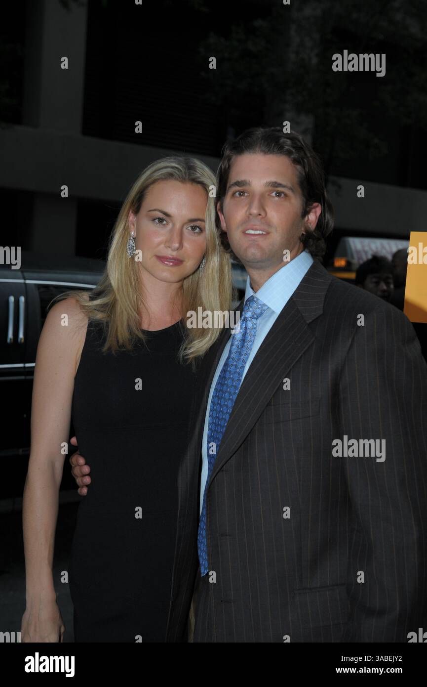 NEW YORK - JUNE 23: Donald Trump Jr; Vanessa Trump attends the launch ...