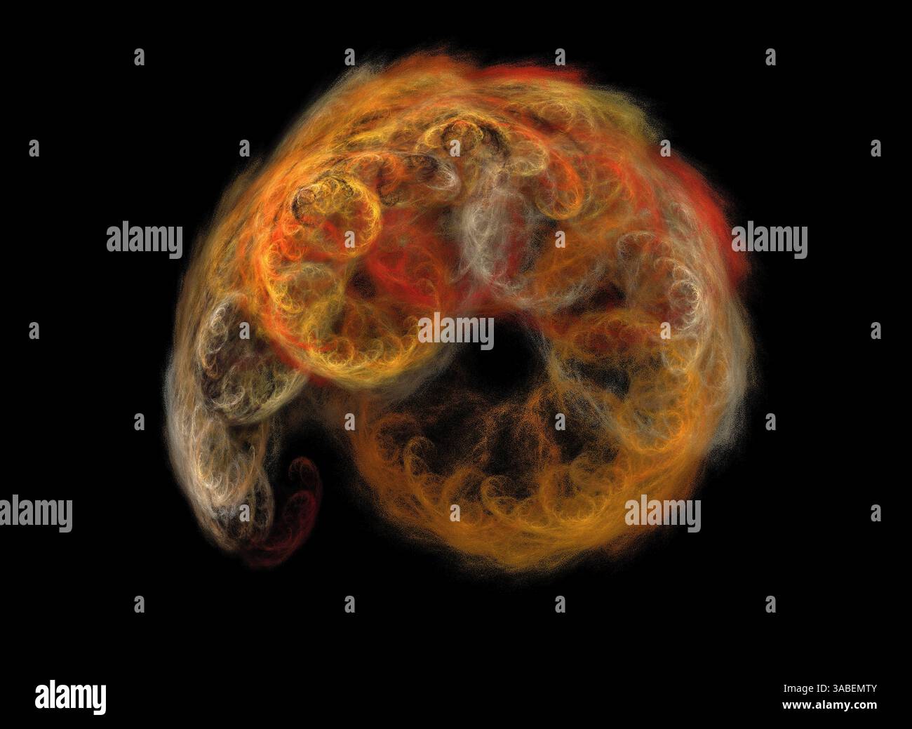 Fractal Star Birth Stock Photo - Alamy