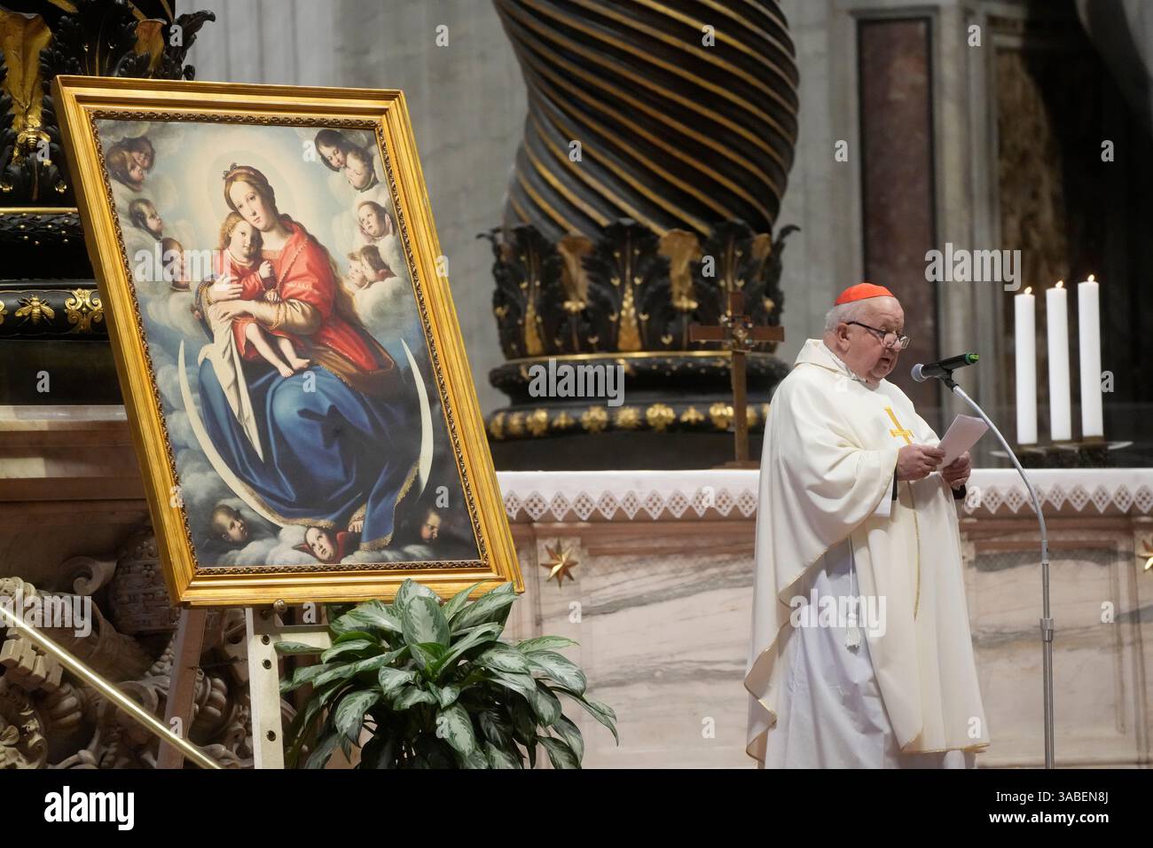Cardinal Stanislaw Dziwisz, former secretary of Saint Pope John Paul II ...