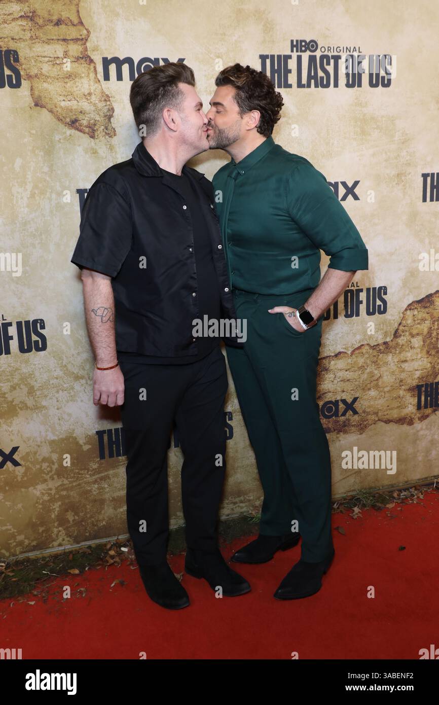 Sydney, Australia. 2nd April 2025. Aaron Pigott and Justin Hill attend ...