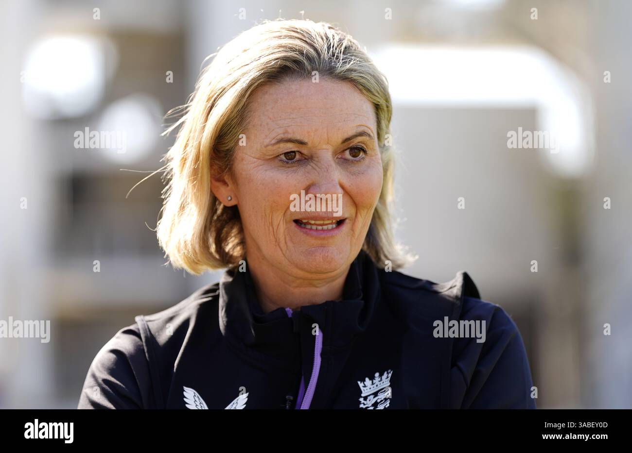 The new head coach of England Women Charlotte Edwards during a ...