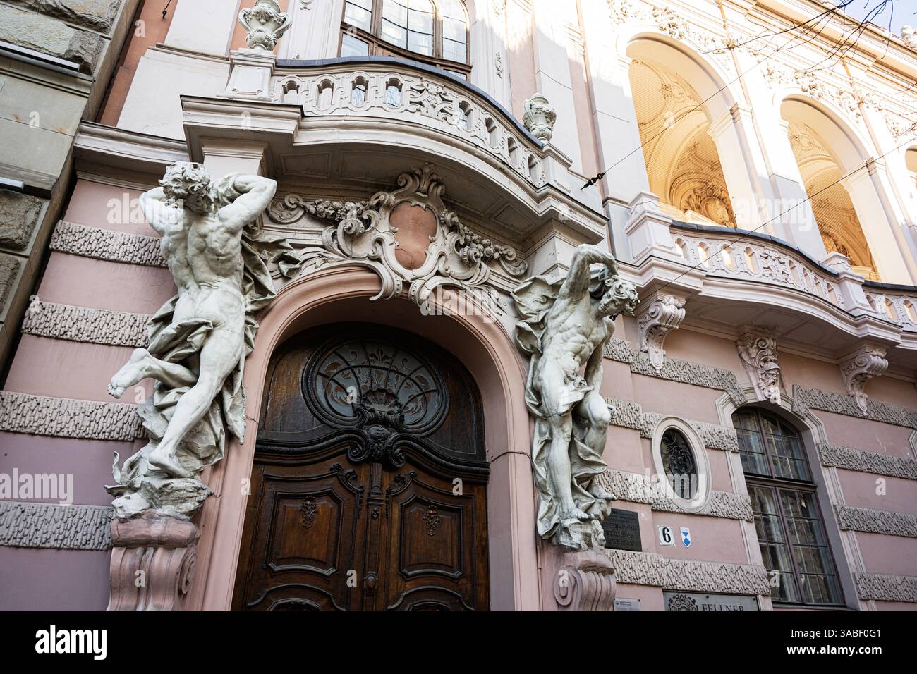 Lviv, Ukraine - April 01, 2025: A highly detailed antique House of ...