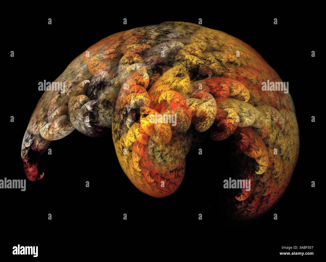 Fractal autumn leaves hi-res stock photography and images - Alamy