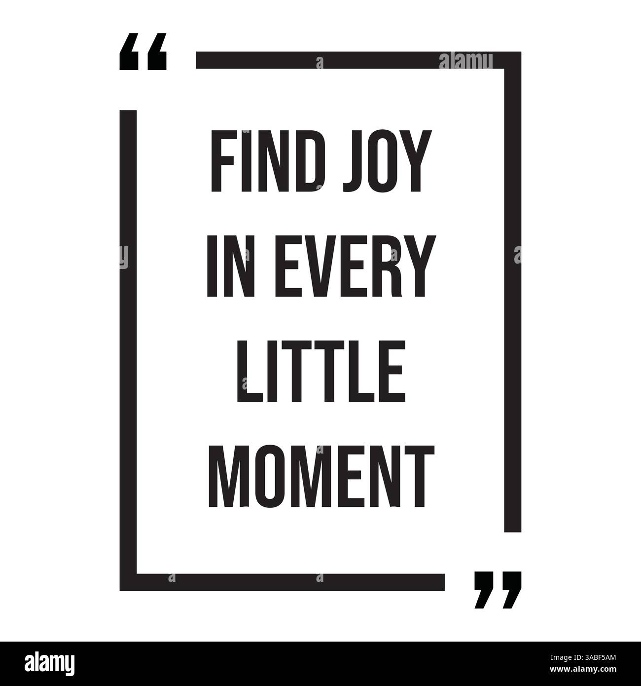 Find joy in every little moment inspirational design quote ...