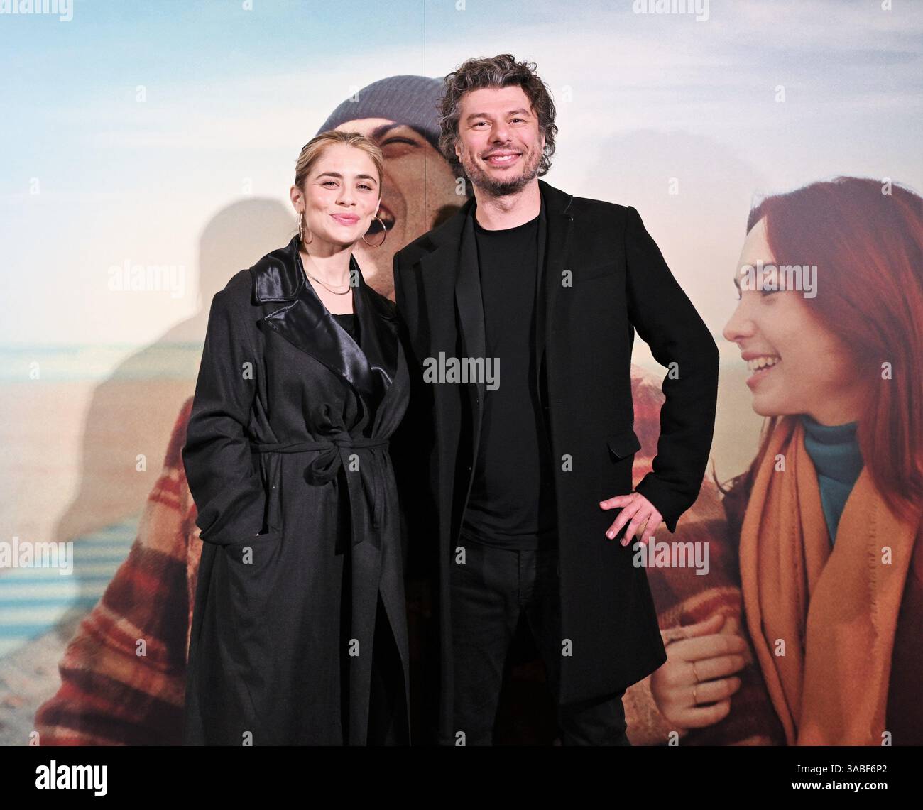 Milan, . 02nd Apr, 2025. Milan, Italy LA VITA DA BIGI film photocall ...
