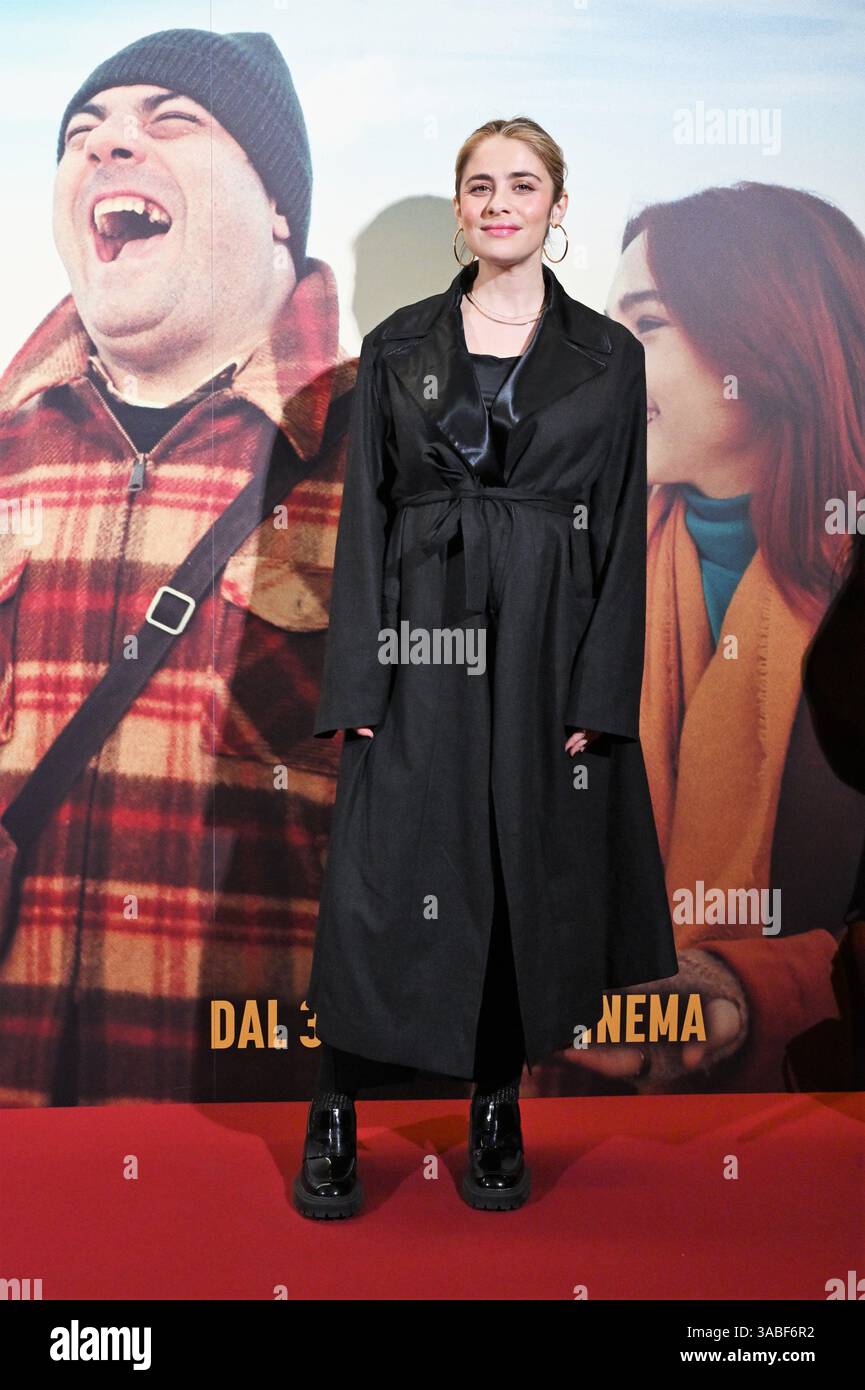 Milan, . 02nd Apr, 2025. Milan, Italy LA VITA DA GRANDI film photocall ...