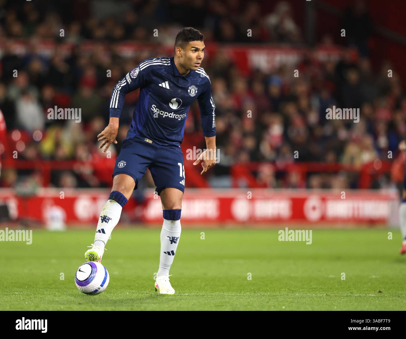 Casemiro (MU) at the Nottingham Forest v Manchester United, EPL match ...