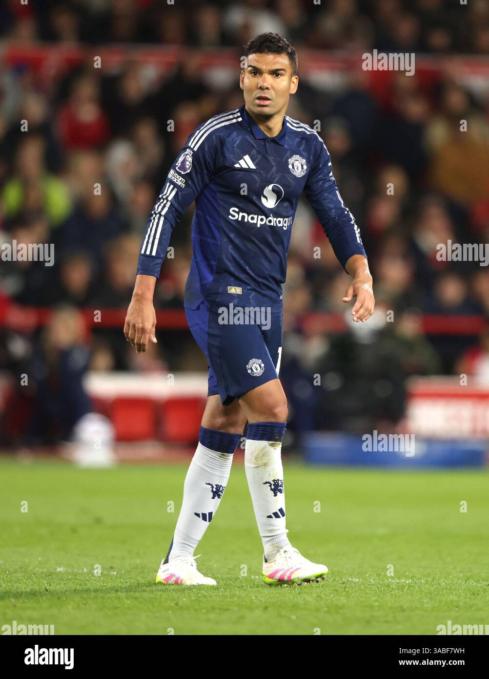 Casemiro (MU) at the Nottingham Forest v Manchester United, EPL match ...