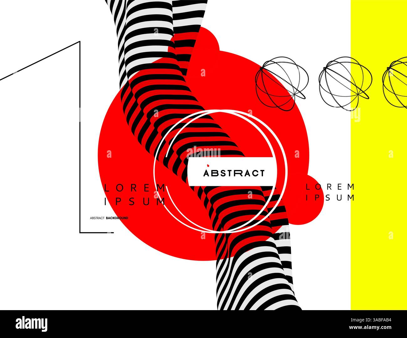 Black and white background with optical illusion. Pattern can be used ...