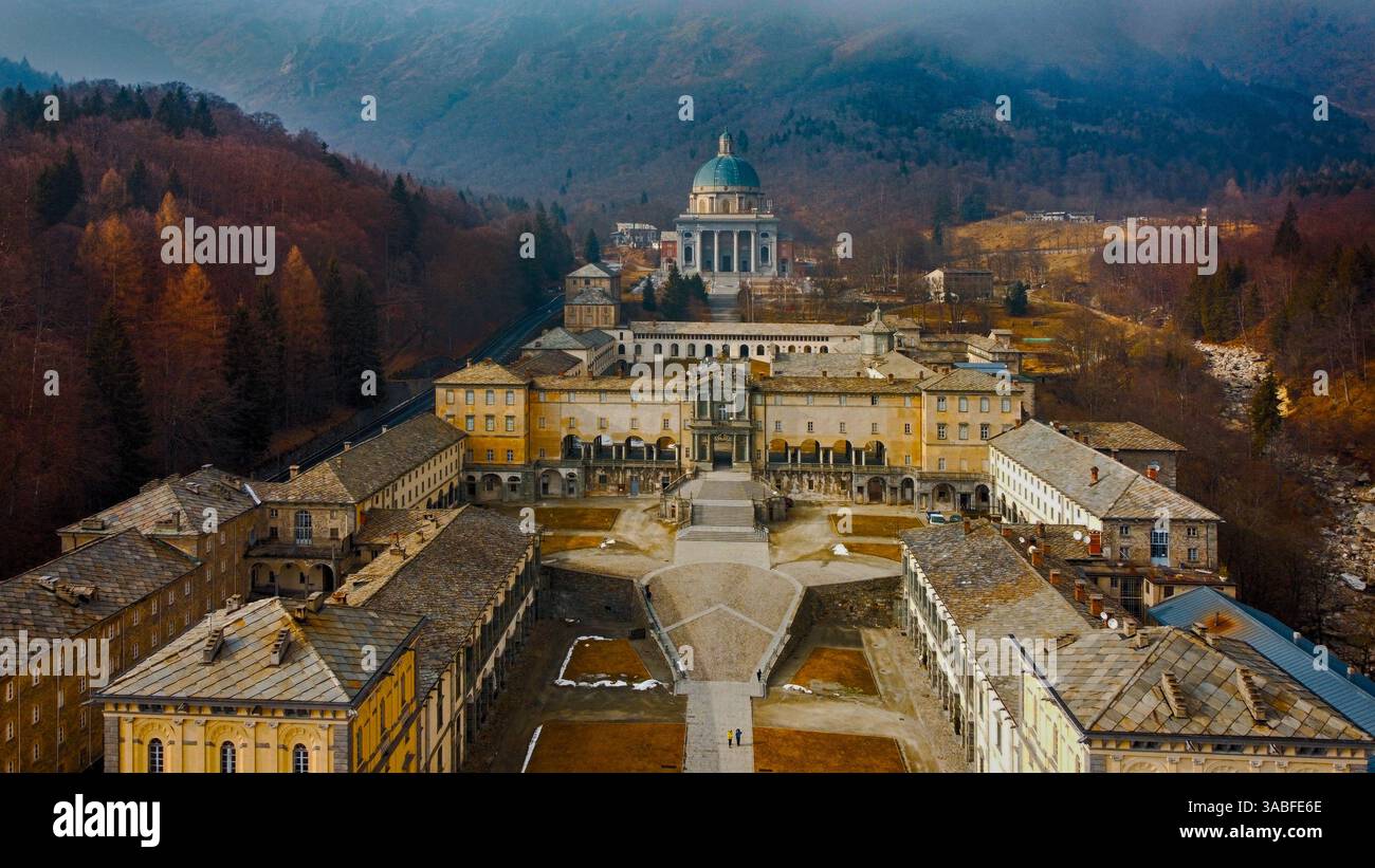 Sanctuary of Oropa (Santuario di Oropa), Biella, Piedmont, Italy Stock ...