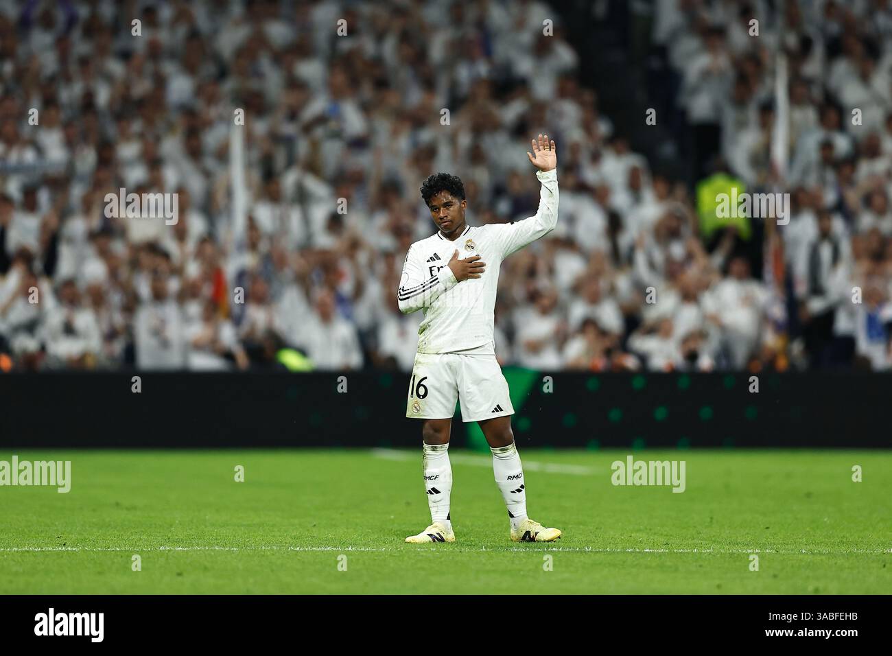 Madrid, Spain. 1st Apr, 2025. Endrick (Real) Football/Soccer : Spanish ...