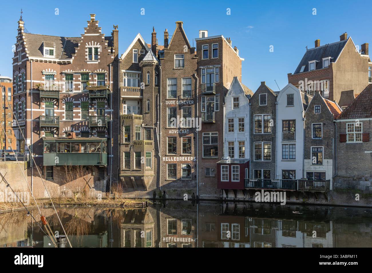 Rotterdam, the Netherlands. 02 February 2025. Historic Delfshaven ...