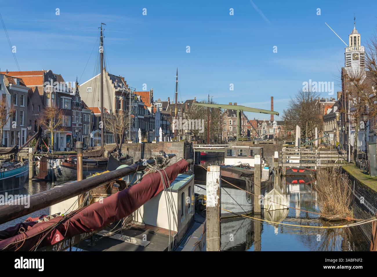 Rotterdam, the Netherlands. 02 February 2025. Historic Delfshaven ...