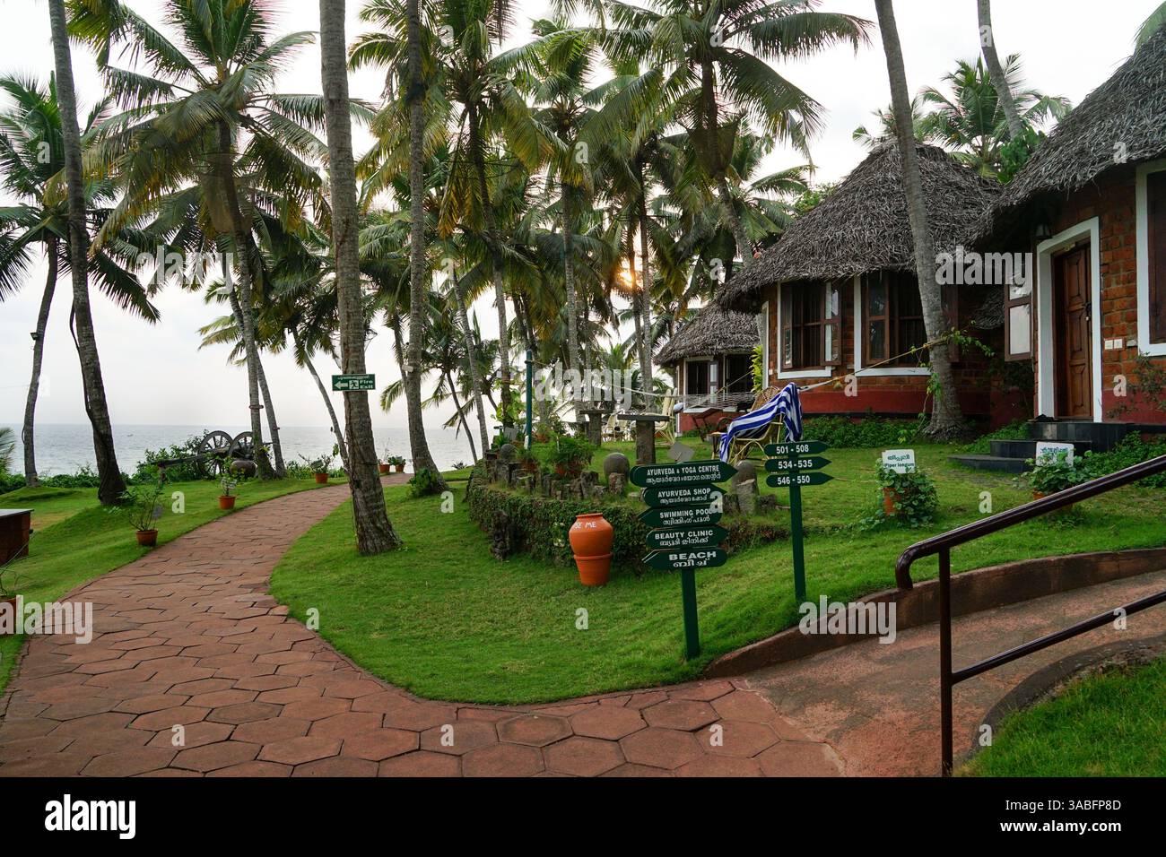 The Malabar coast is famous for its beautiful Ayurvedic resorts, Kerala ...