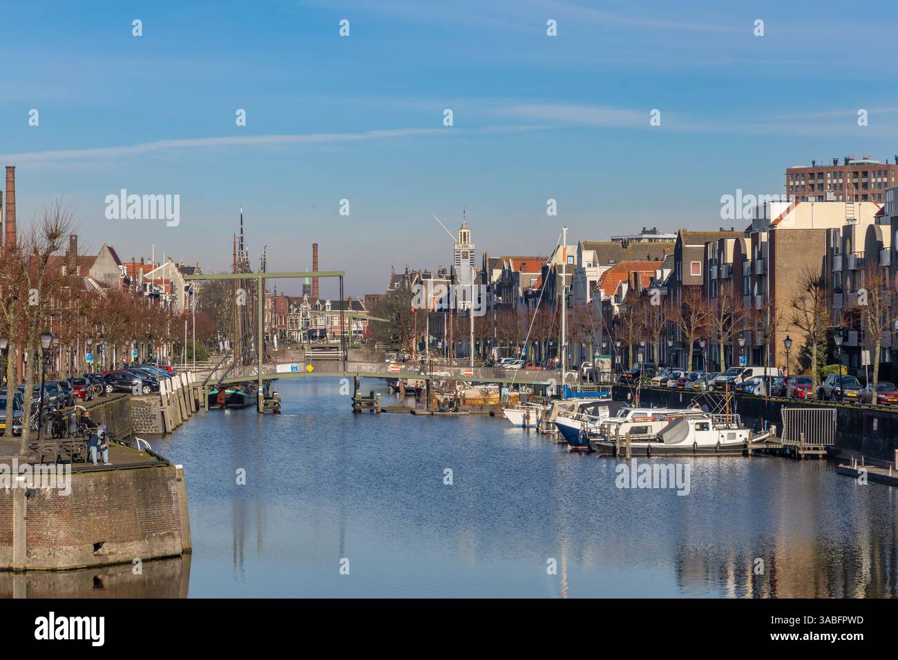 Rotterdam, the Netherlands. 02 February 2025. Historic Delfshaven ...