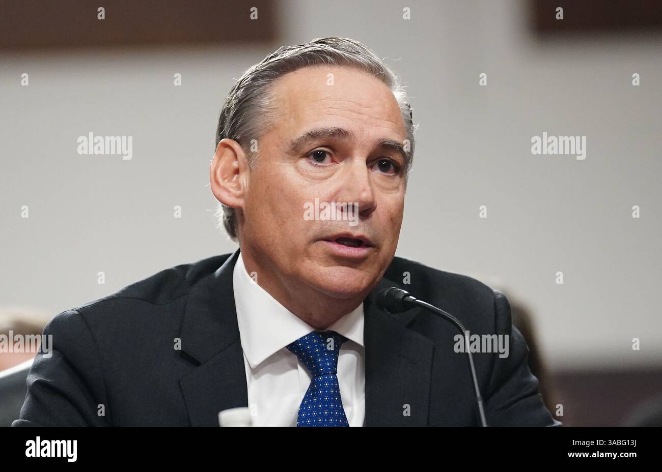 President and CEO of Boeing Kelly Ortberg testifies before a Senate ...