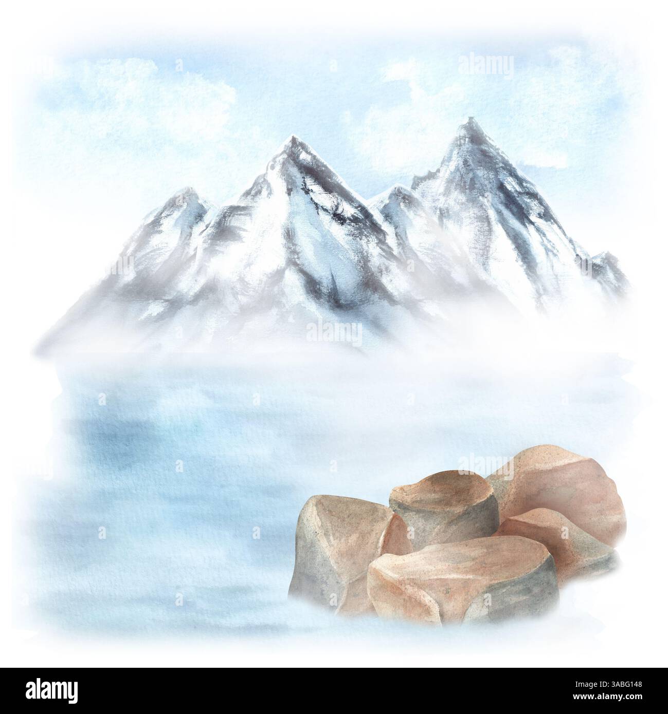 View lake mountain in Cut Out Stock Images & Pictures - Alamy