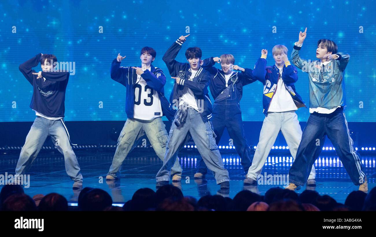 Goyang, South Korea. 2nd Apr, 2025. South Korean K-Pop boy band The ...