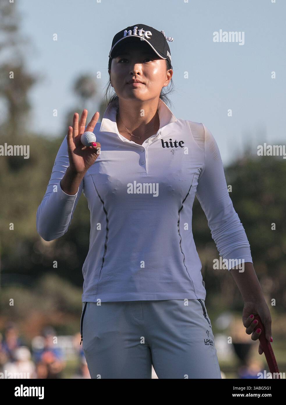 April 22, 2018 - Los Angeles, California, U.S - Jin Young Ko, of South Korea, during the final ...