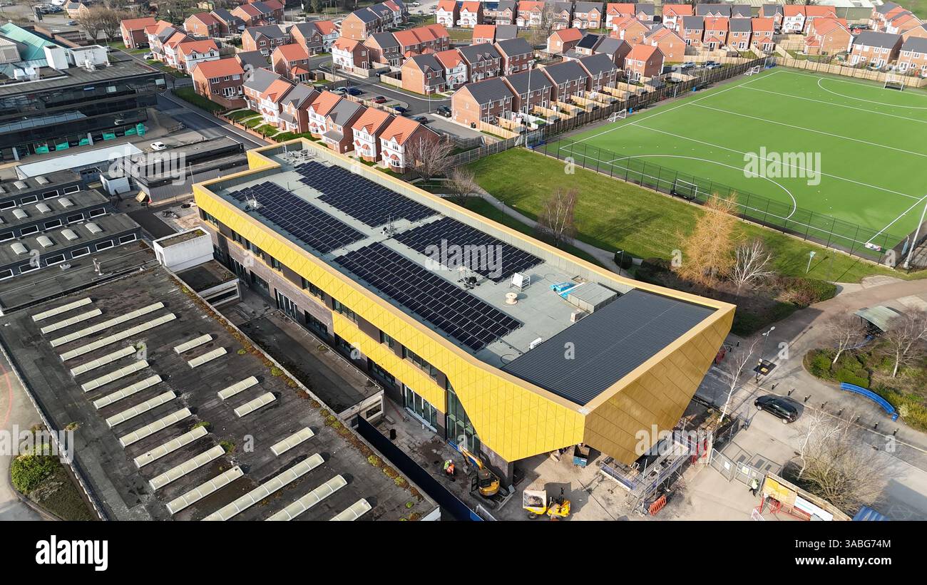 Wrexham University Enterprise Engineering & Optics Centre Stock Photo ...