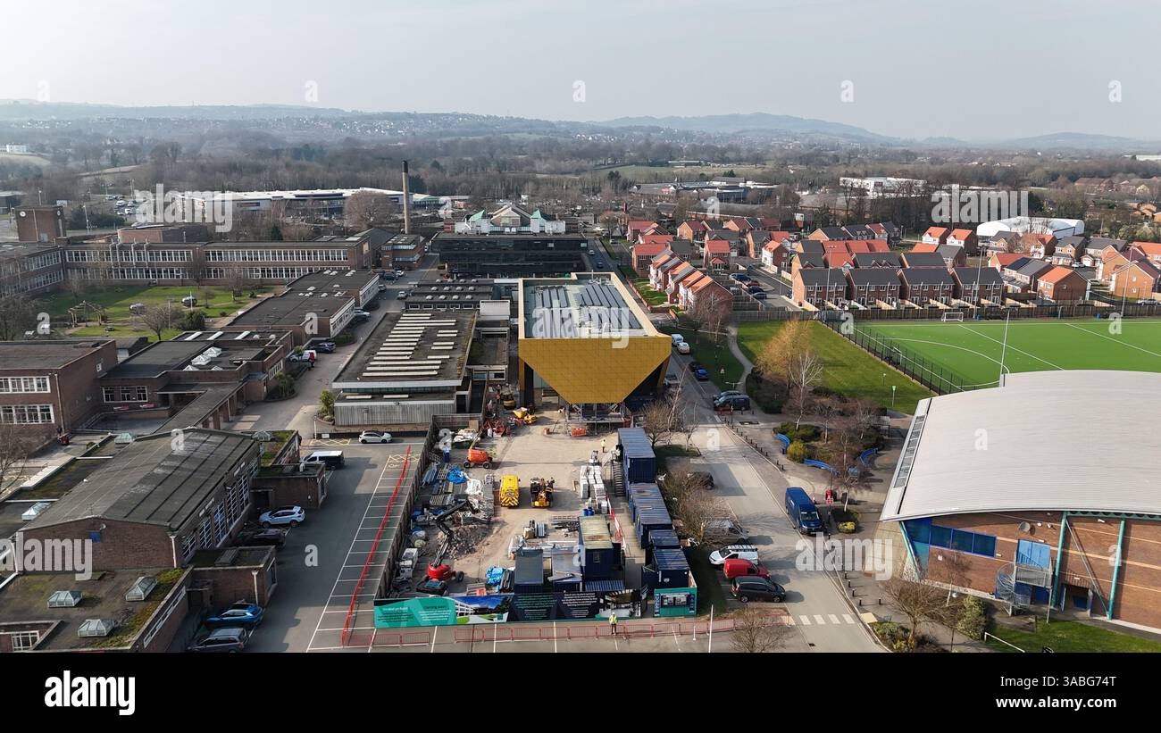 Wrexham University Enterprise Engineering & Optics Centre Stock Photo - Alamy