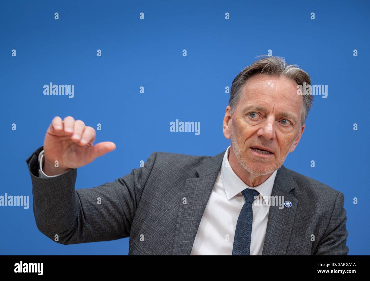 Berlin, Germany. 02nd Apr, 2025. Holger Münch, President of the Federal ...