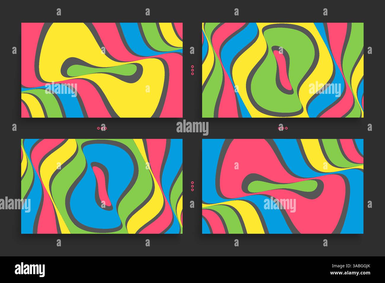 Pattern with optical illusion. Abstract striped background with ripple ...