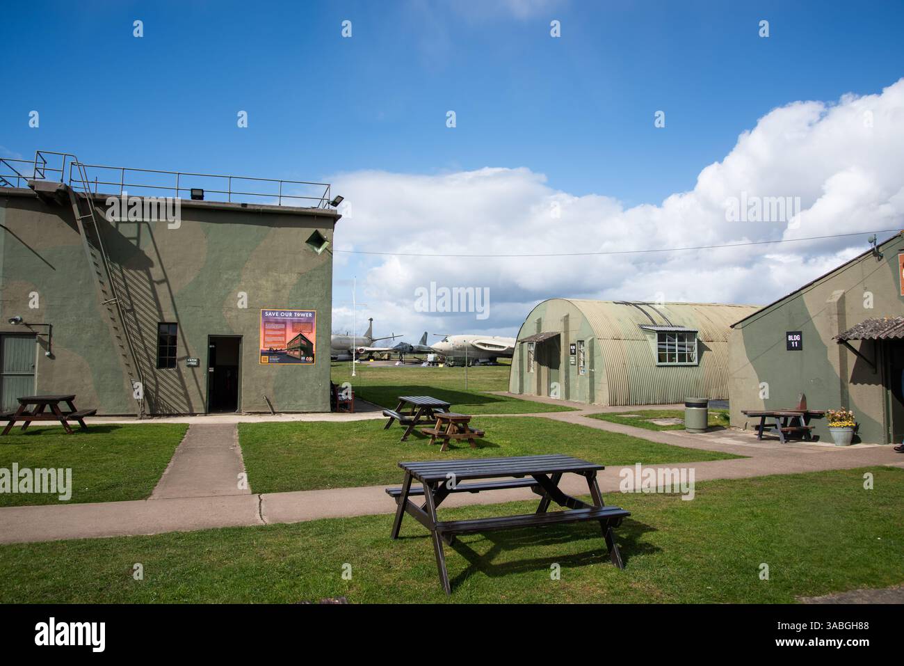 Aircraft Buildings, Yorkshire Air Museum, Elvington,Yorkshire, England ...