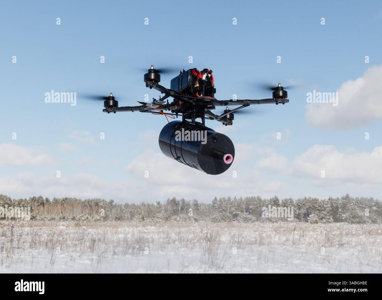 Drones seen in sky hi-res stock photography and images - Alamy