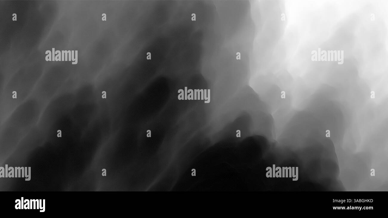 Grey sky with clouds. Dark distressed ominousb clouds with cumulus ...